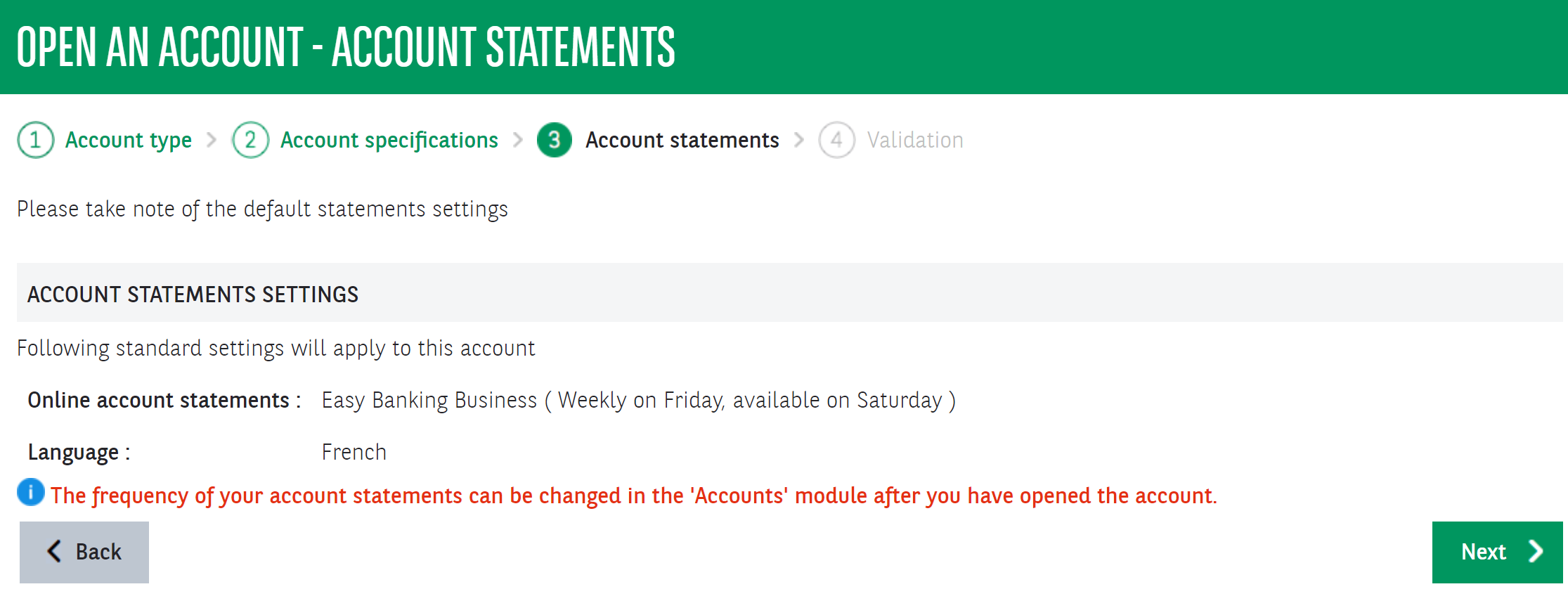 How to open a new current, savings or third-party account in Easy ...